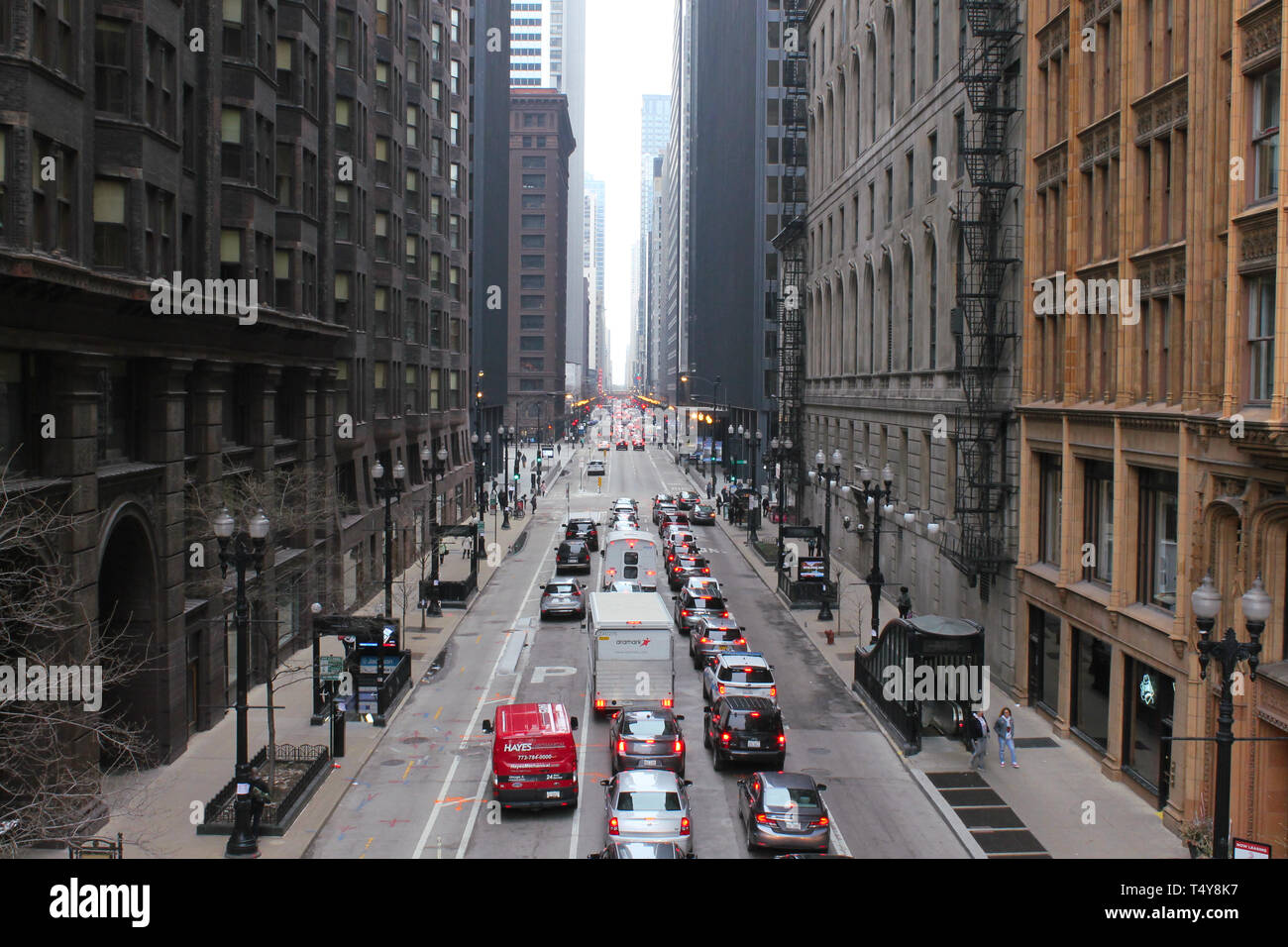 Chicago streetscape hi-res stock photography and images - Alamy