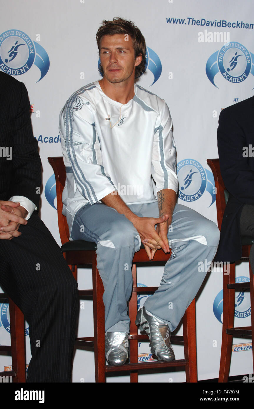 Young david beckham hi-res stock photography and images - Alamy