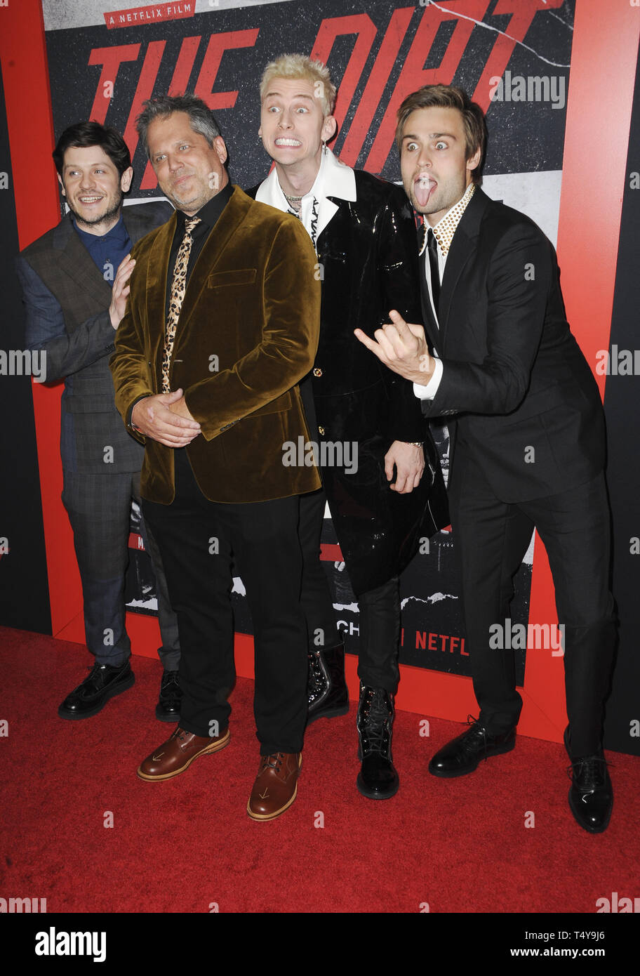 Netflix's 'The Dirt' - Premiere Featuring: Iwan Rheon, Jeff Tremaine ...