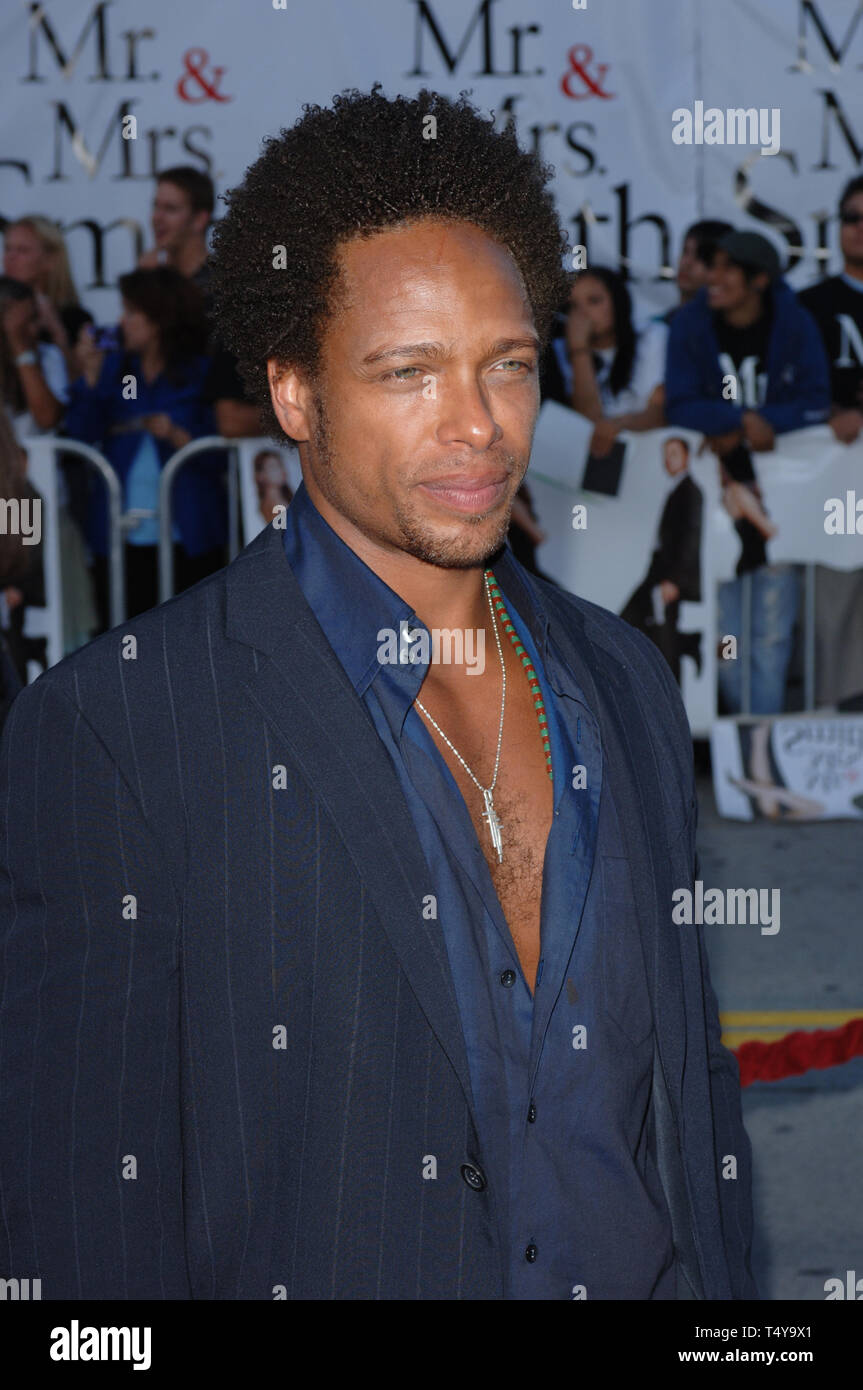 LOS ANGELES, CA. June 07, 2005: Actor GARY DOURDAN at the world ...