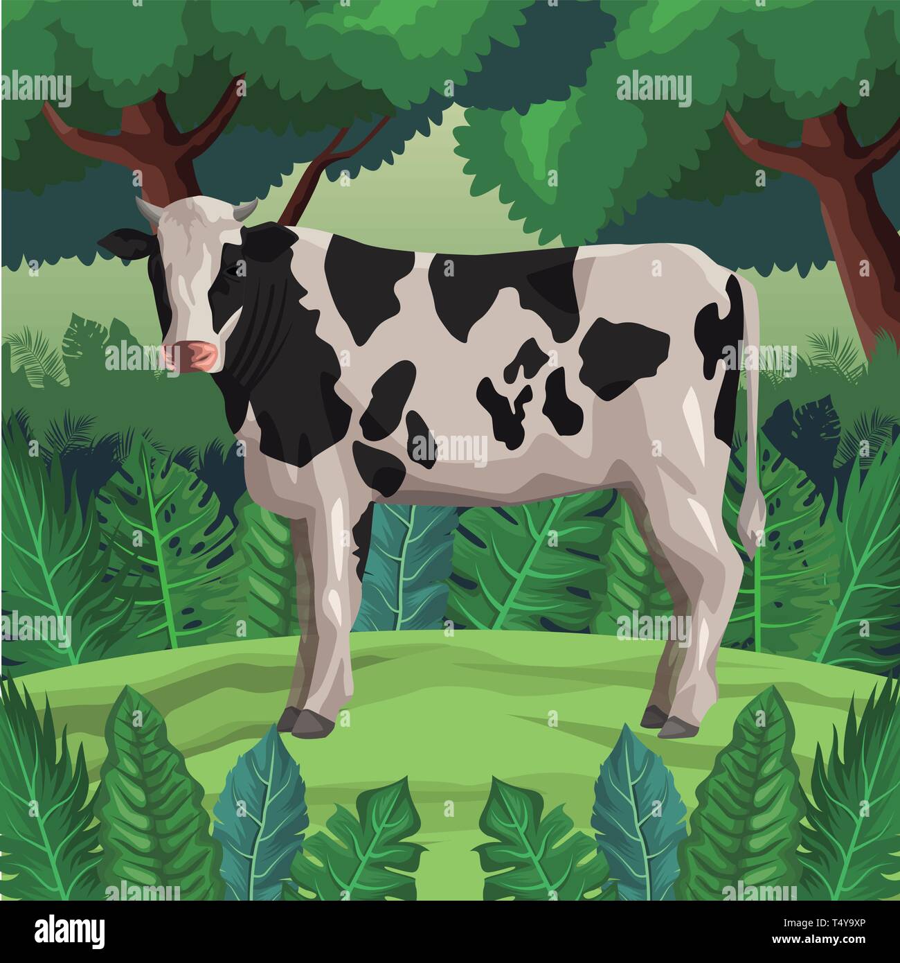 cow icon cartoon Stock Vector Image & Art - Alamy