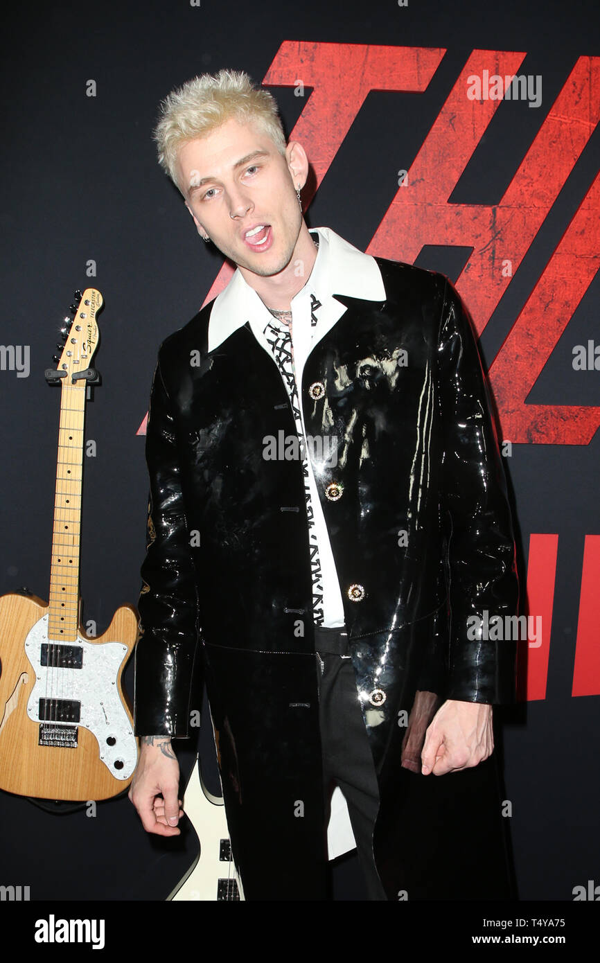 Premiere Of Netflix's "The Dirt" Featuring: Machine Gun Kelly Where ...