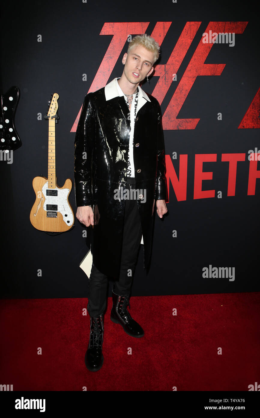 Premiere Of Netflix's "The Dirt" Featuring: Machine Gun Kelly Where ...