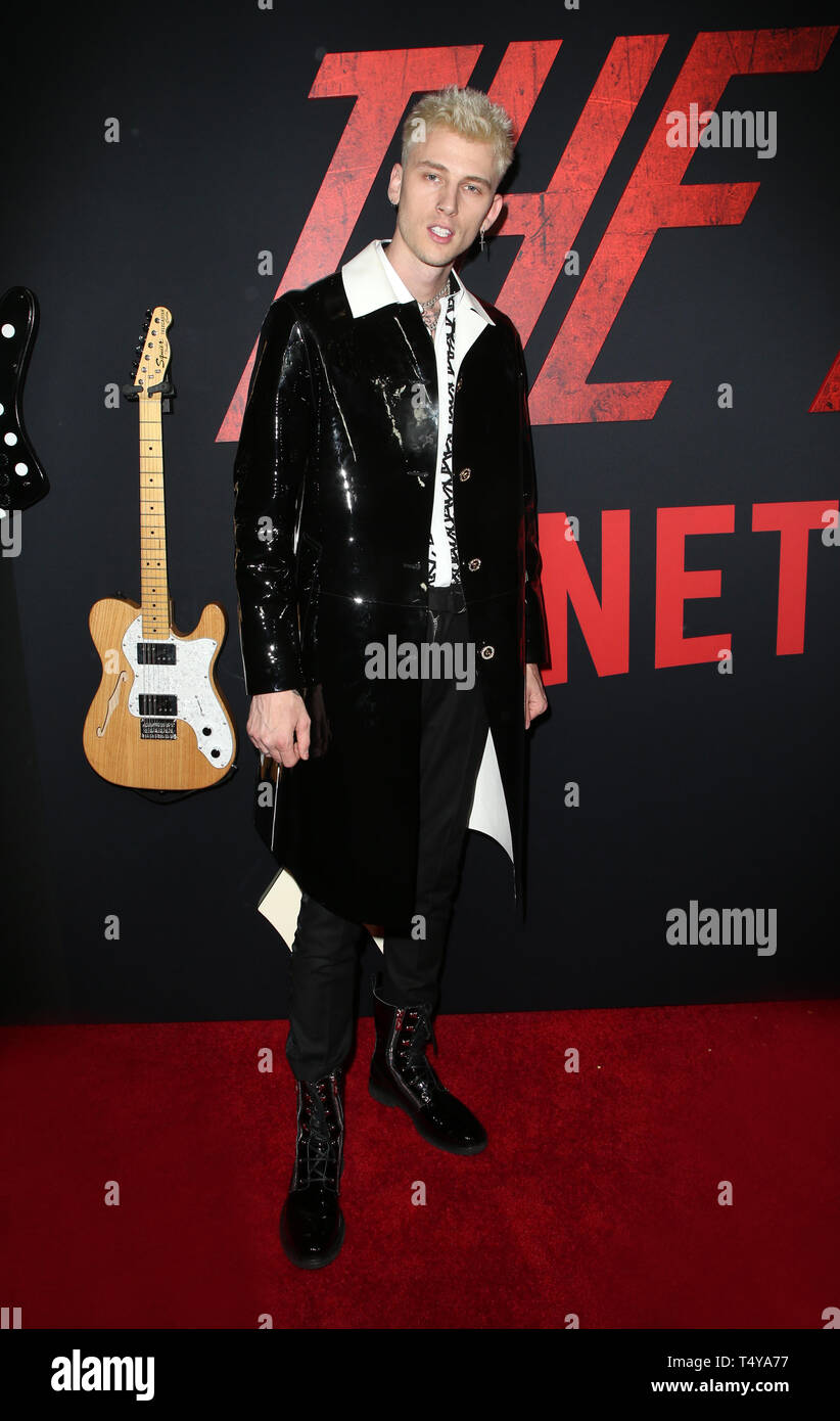 Premiere Of Netflix's "The Dirt" Featuring: Machine Gun Kelly Where ...