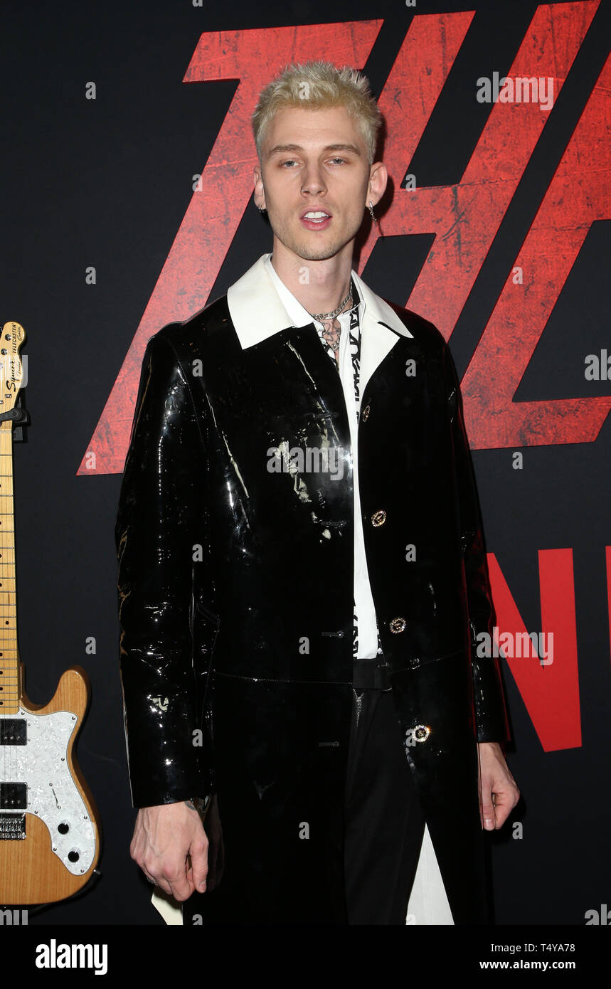 Premiere Of Netflix's "The Dirt" Featuring: Machine Gun Kelly Where ...