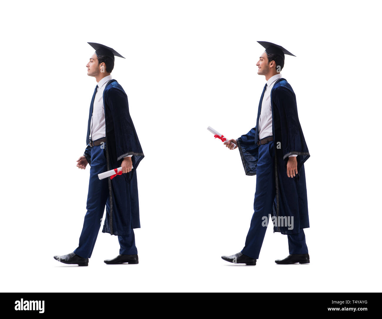 Collage of graduation cap Cut Out Stock Images & Pictures - Alamy
