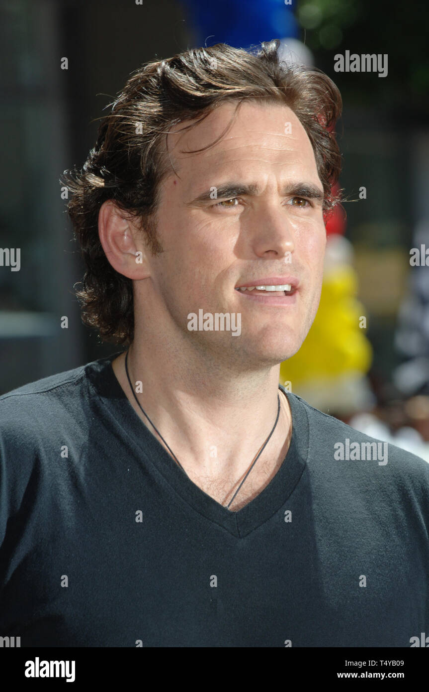 LOS ANGELES, CA. June 19, 2005: Actor MATT DILLON at the the world ...