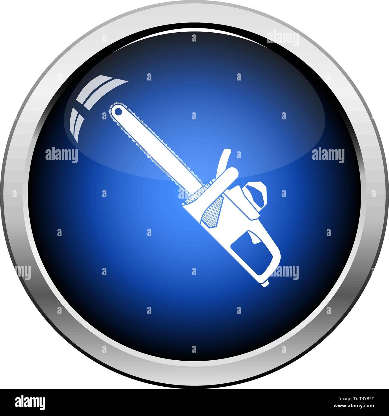 Chain saw icon Stock Vector Images - Alamy