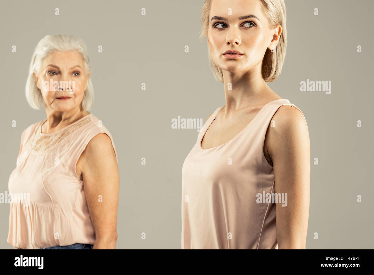 Photo mature nice lady hi-res stock photography and images - Alamy