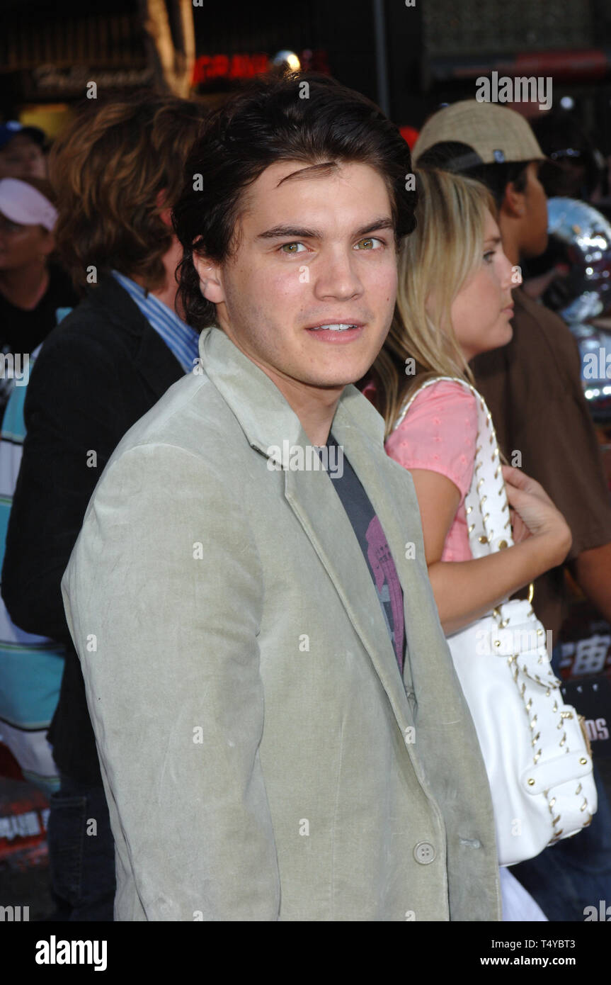 LOS ANGELES, CA. June 27, 2005: Actor EMILE HIRSCH at the special fan ...
