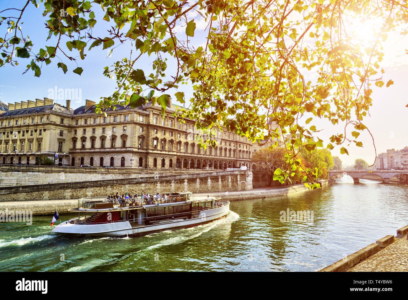 Views of Seine river in Paris, France, travel Europe Stock Photo - Alamy