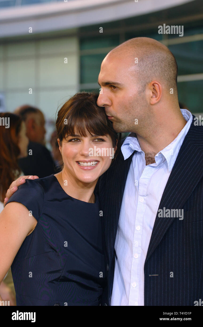 LOS ANGELES, CA. July 21, 2005: Actress SELMA BLAIR & husband actor ...