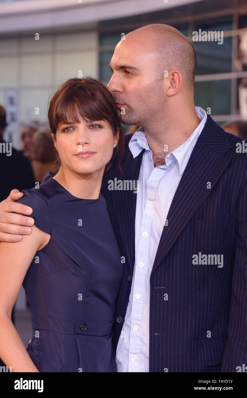 LOS ANGELES, CA. July 21, 2005: Actress SELMA BLAIR & husband actor ...