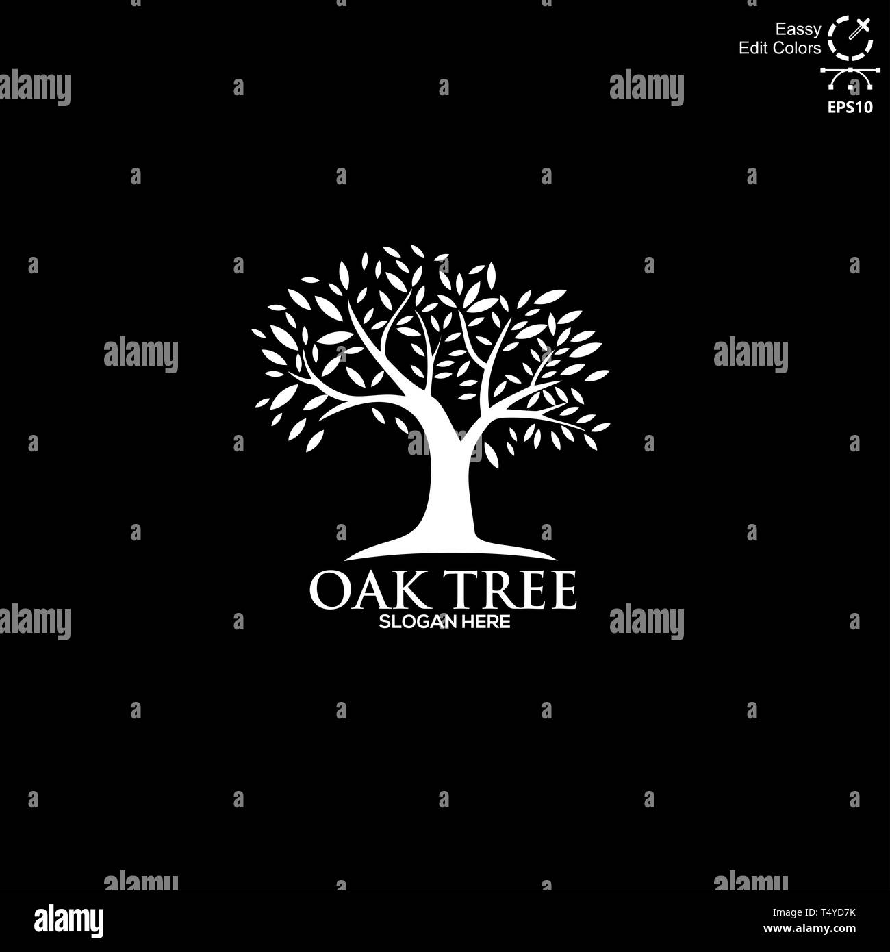 This logo can be used as a symbol of shade and peace Stock Photo - Alamy