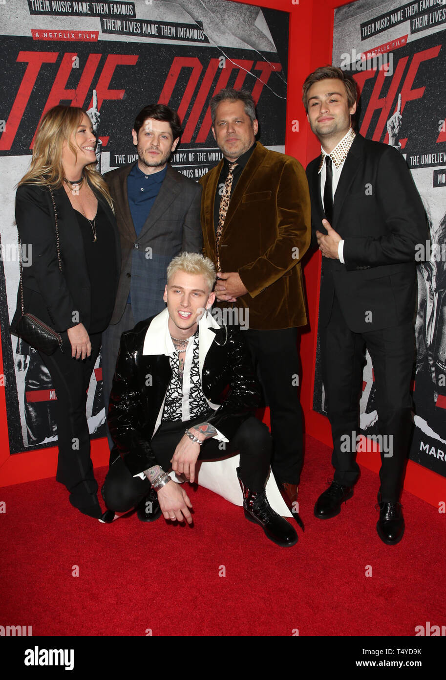 Premiere Of Netflix's "The Dirt" Featuring: Machine Gun Kelly, Douglas ...