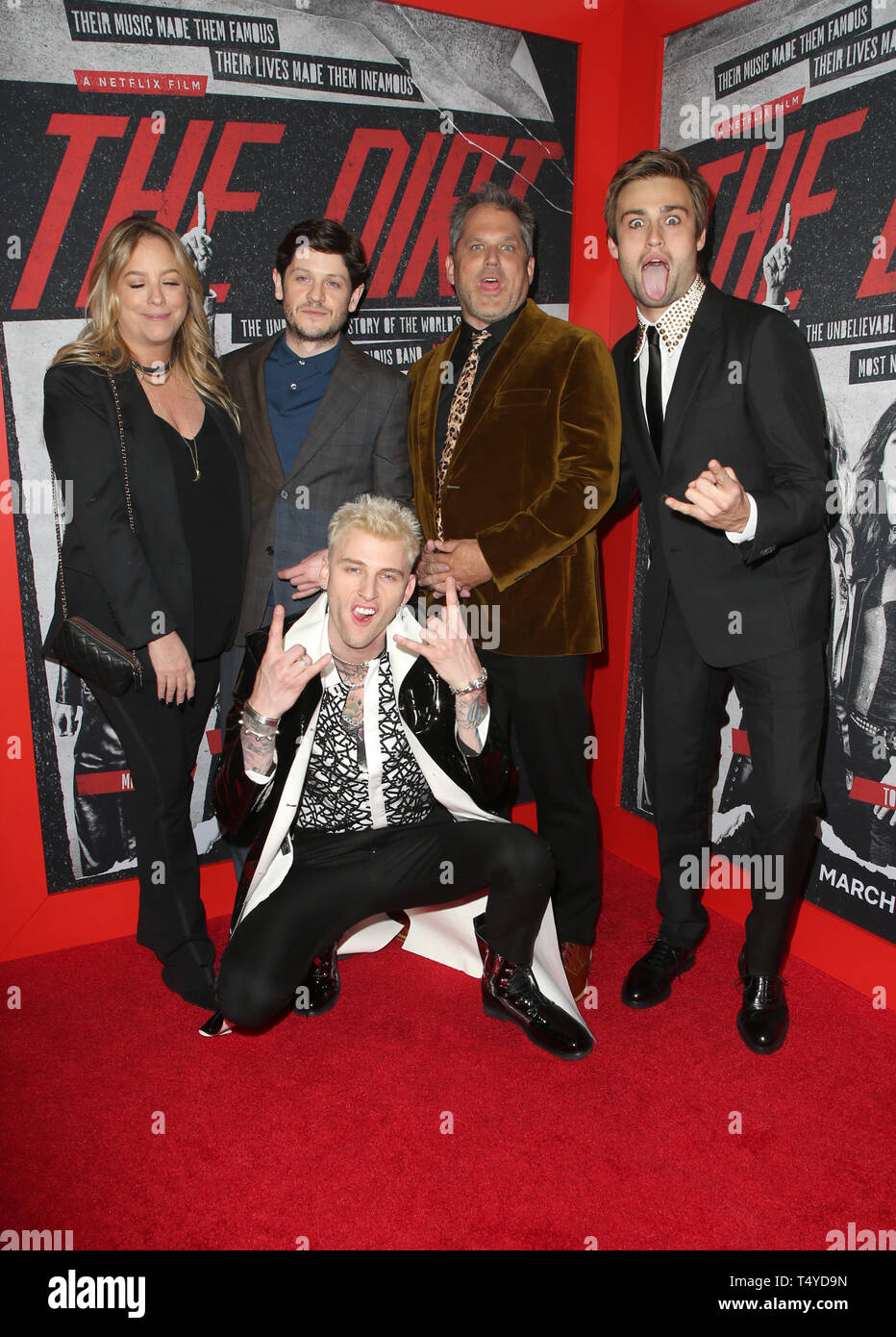 Premiere Of Netflix's "The Dirt" Featuring: Machine Gun Kelly, Douglas ...