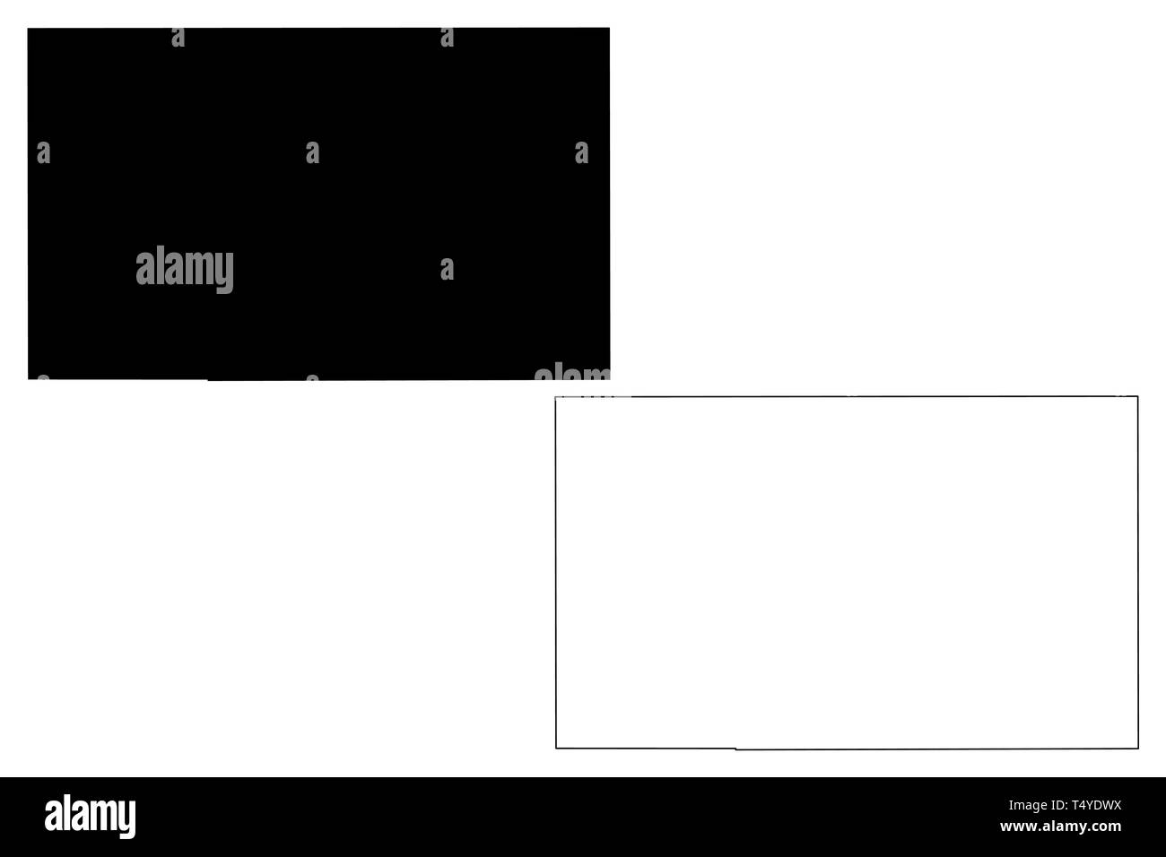 Andrews county map Black and White Stock Photos & Images - Alamy