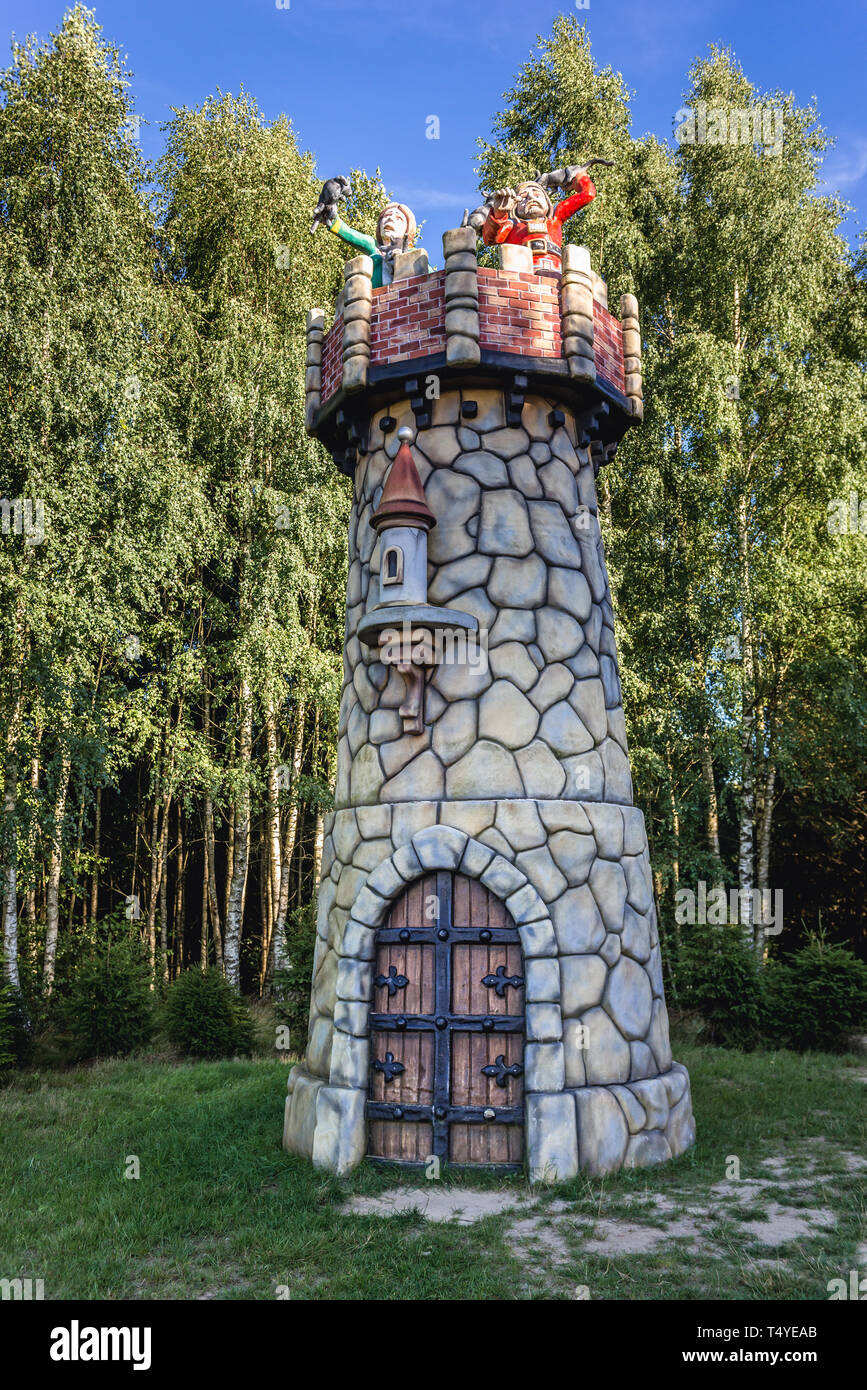 The model of Mouse Tower from legend of Duke Popiel eaten by mice in ...