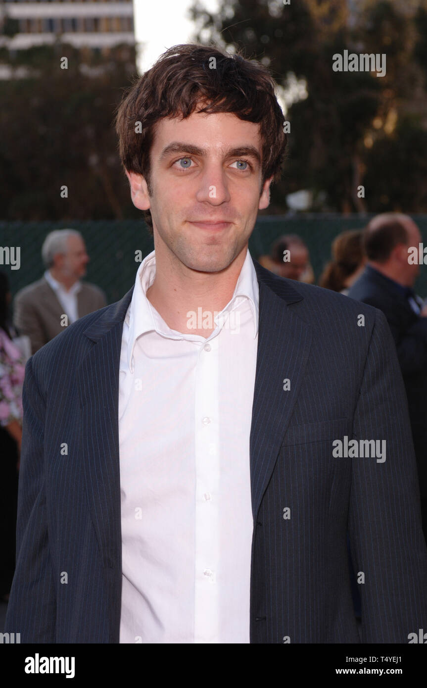 LOS ANGELES, CA. July 25, 2005: Actor B.J. NOVAK, star of TV series ...