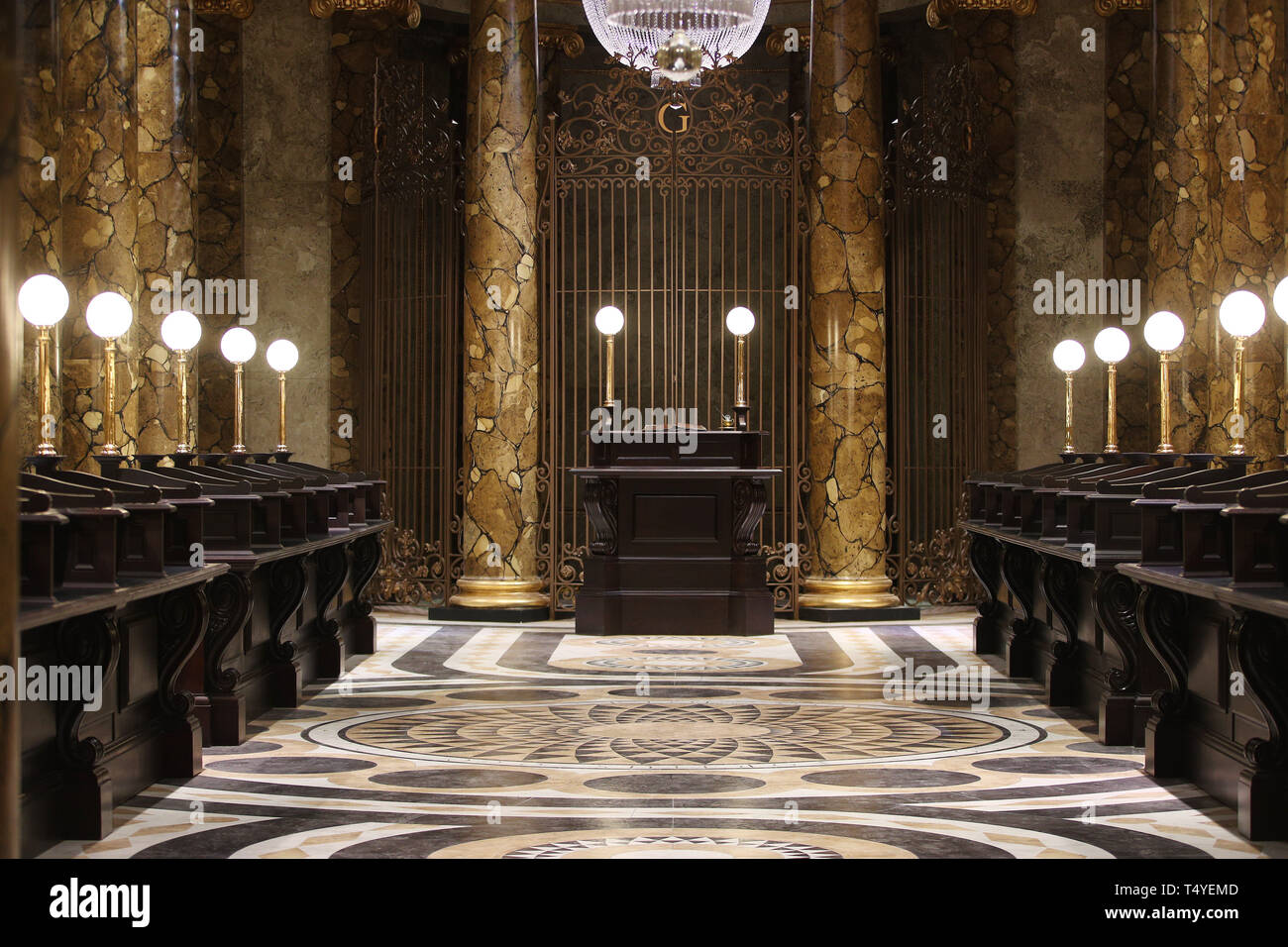 Warwick Davis with James and Oliver Phelps attend the reveal of the ...