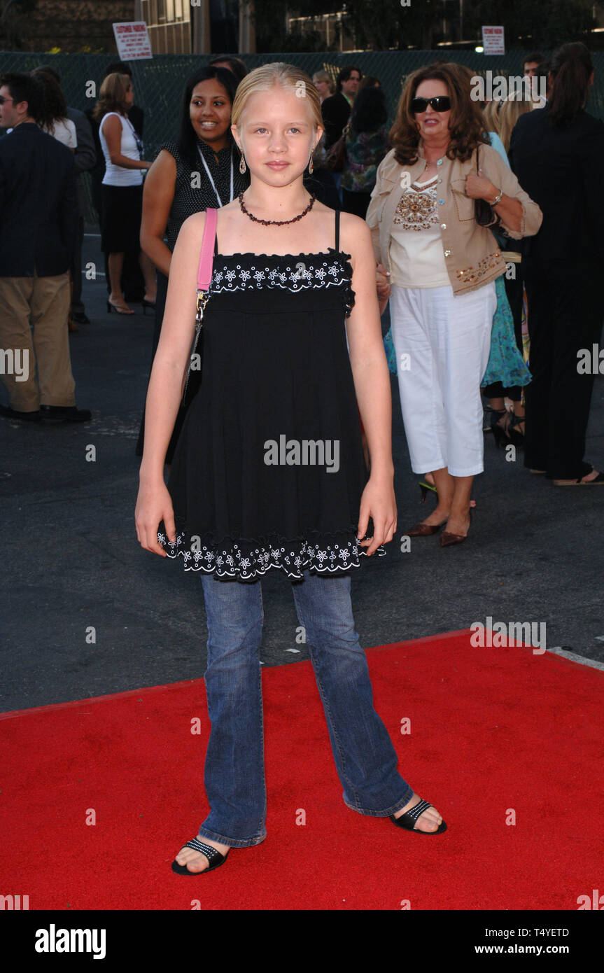 Los Angeles Ca July 25 2005 Actress Sofia Vassilieva Star Of Tv Series Medium At Party In