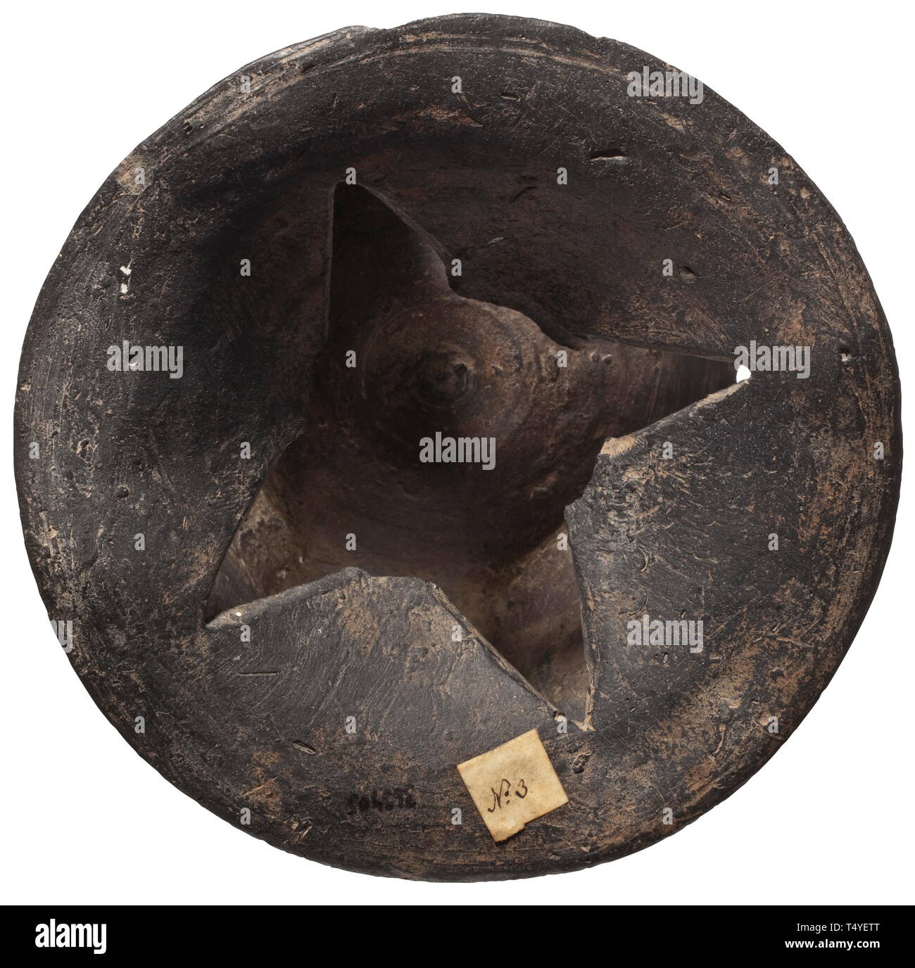A sacrificial bowl, late Hittite period, 8th/7th century BC. Ceramics ...
