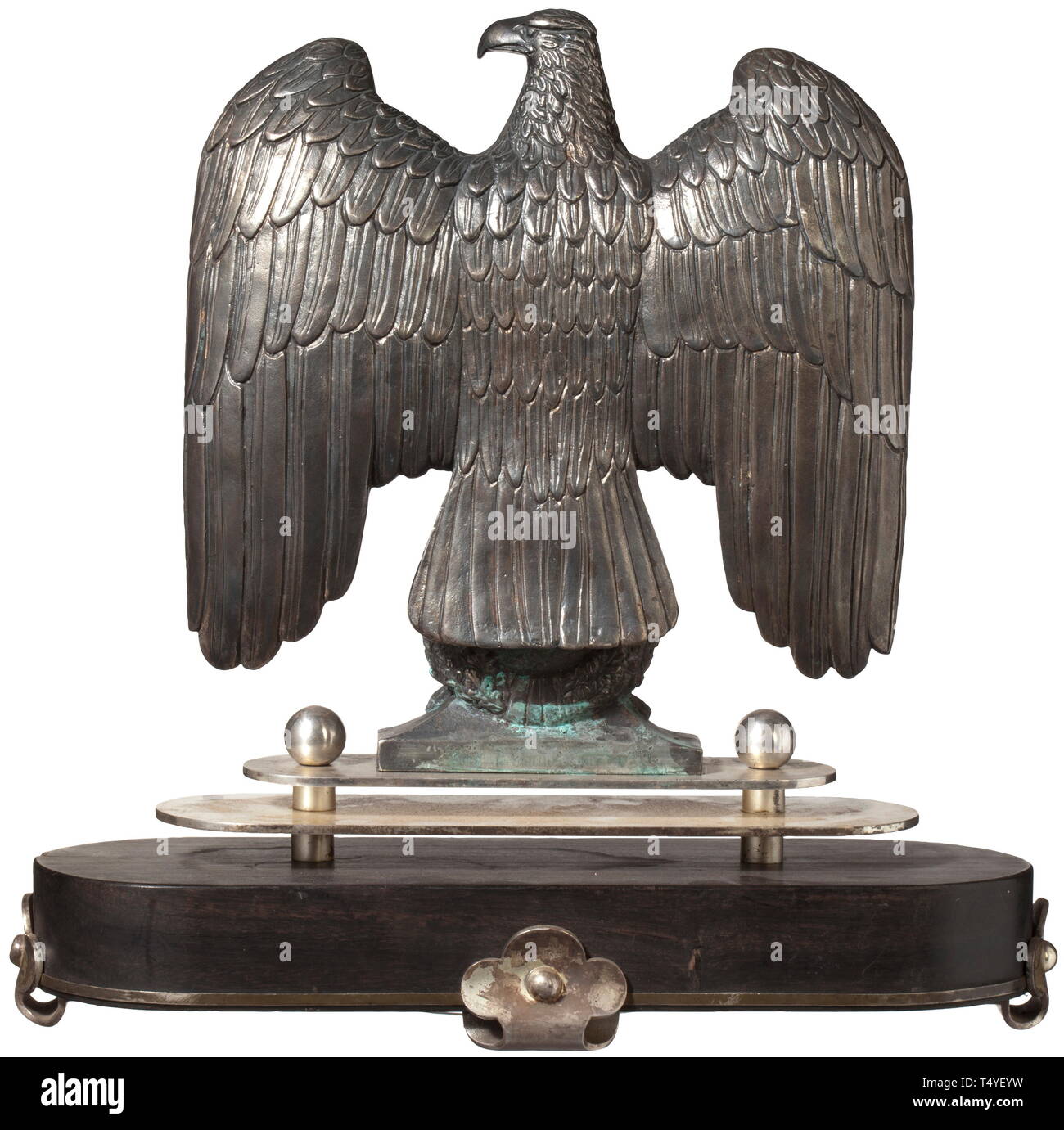 Professor Kurt Schmid-Ehmen (1901 - 1968) - a silvered bronze eagle in ...