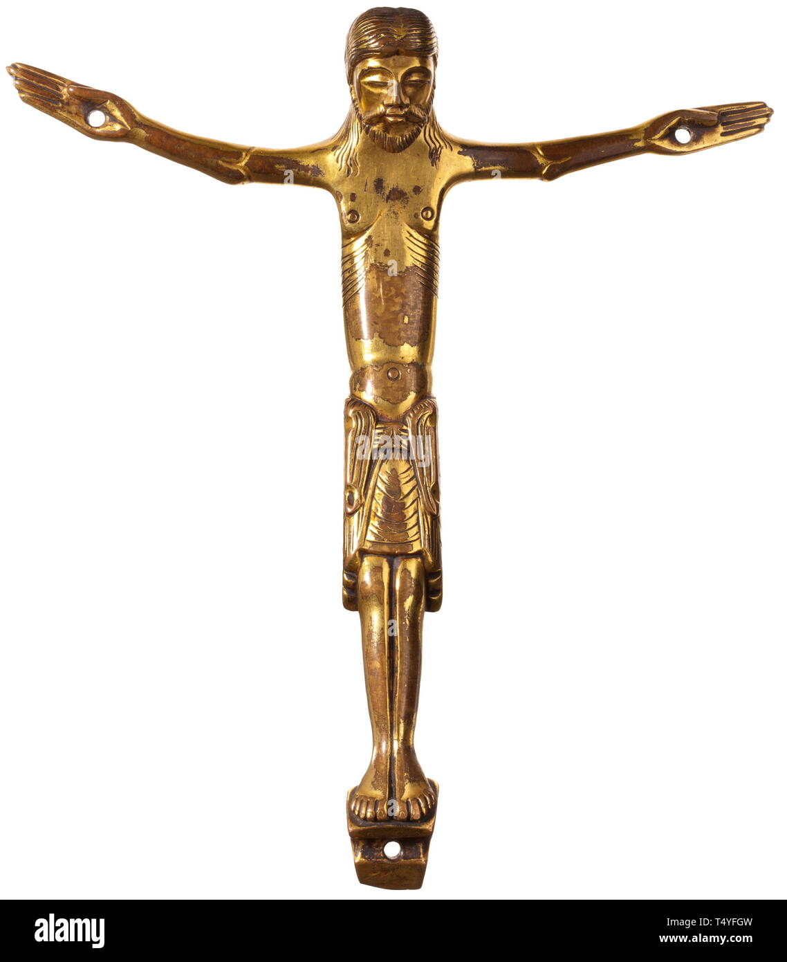 A Rhenish Romanesque Corpus Christi, 11th/12th century. Bronze, fire ...