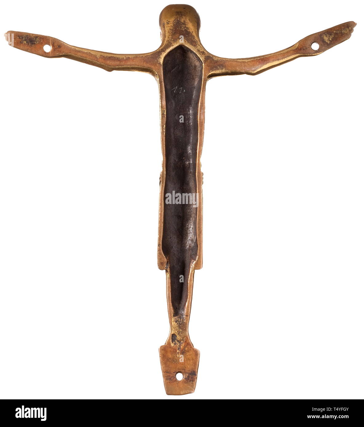 A Rhenish Romanesque Corpus Christi, 11th/12th century. Bronze, fire ...