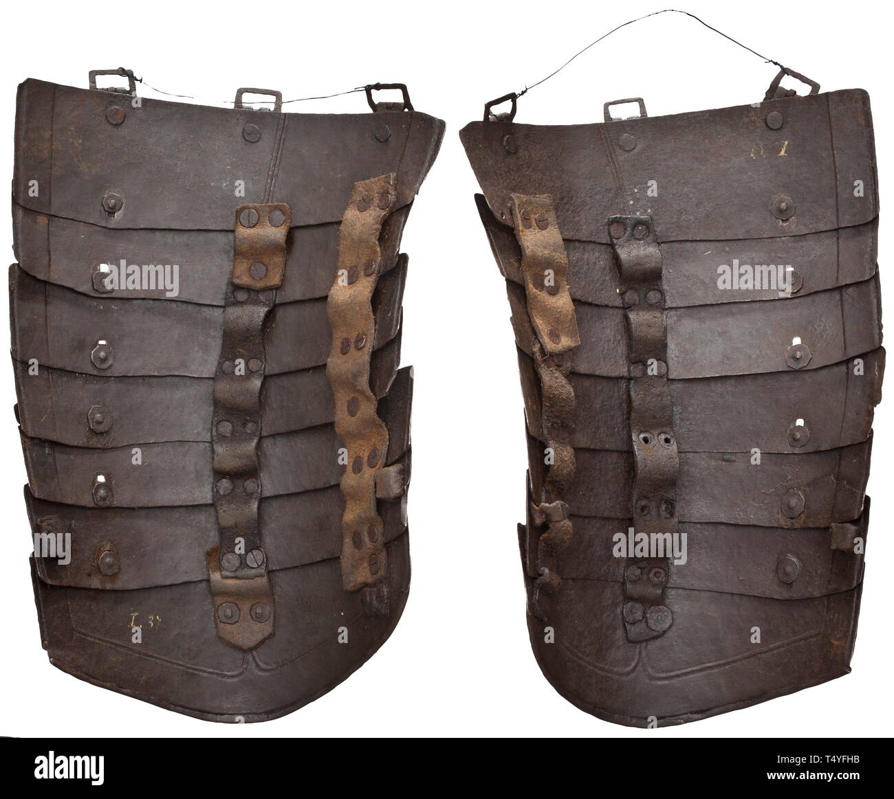 A pair of German tassets, probably Braunschweig, circa 1570. Tassets ...