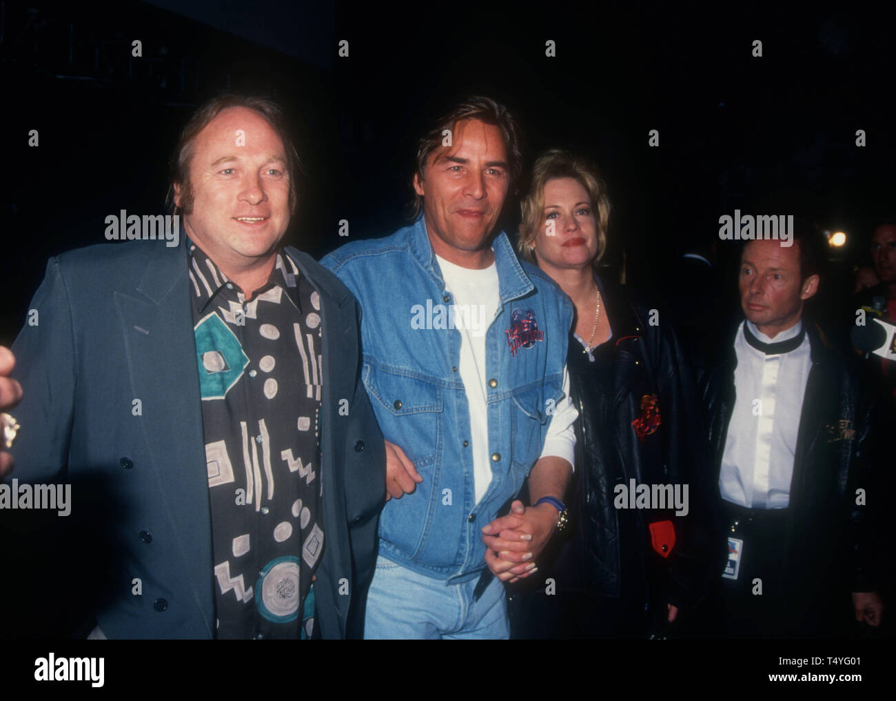 Phoenix, Arizona, USA 27th March 1994 Singer Stephen Stills, actor Don ...