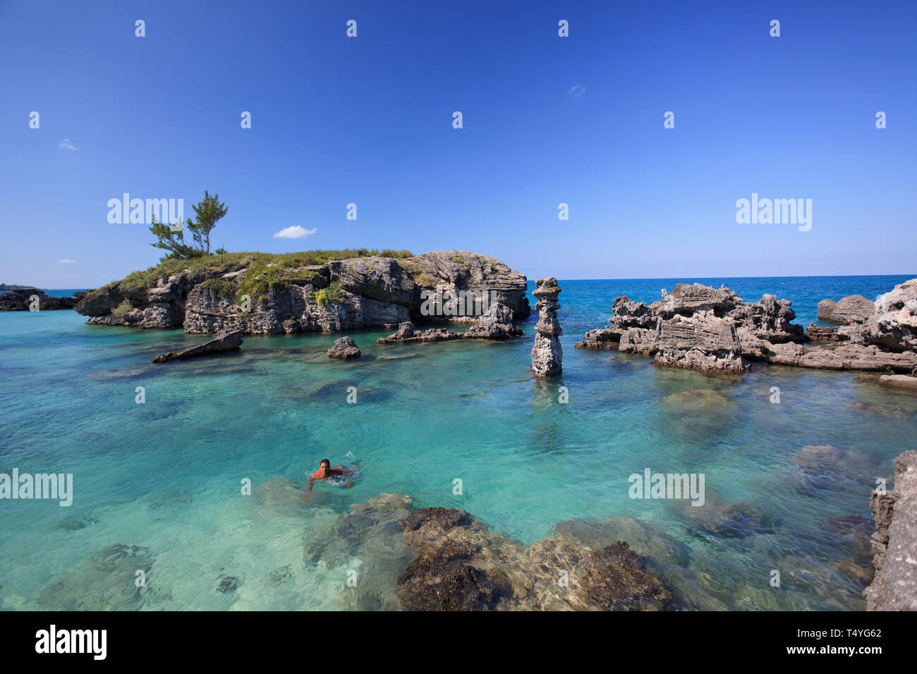 Bermuda, St. George's Parish, Tobacco Bay Stock Photo - Alamy