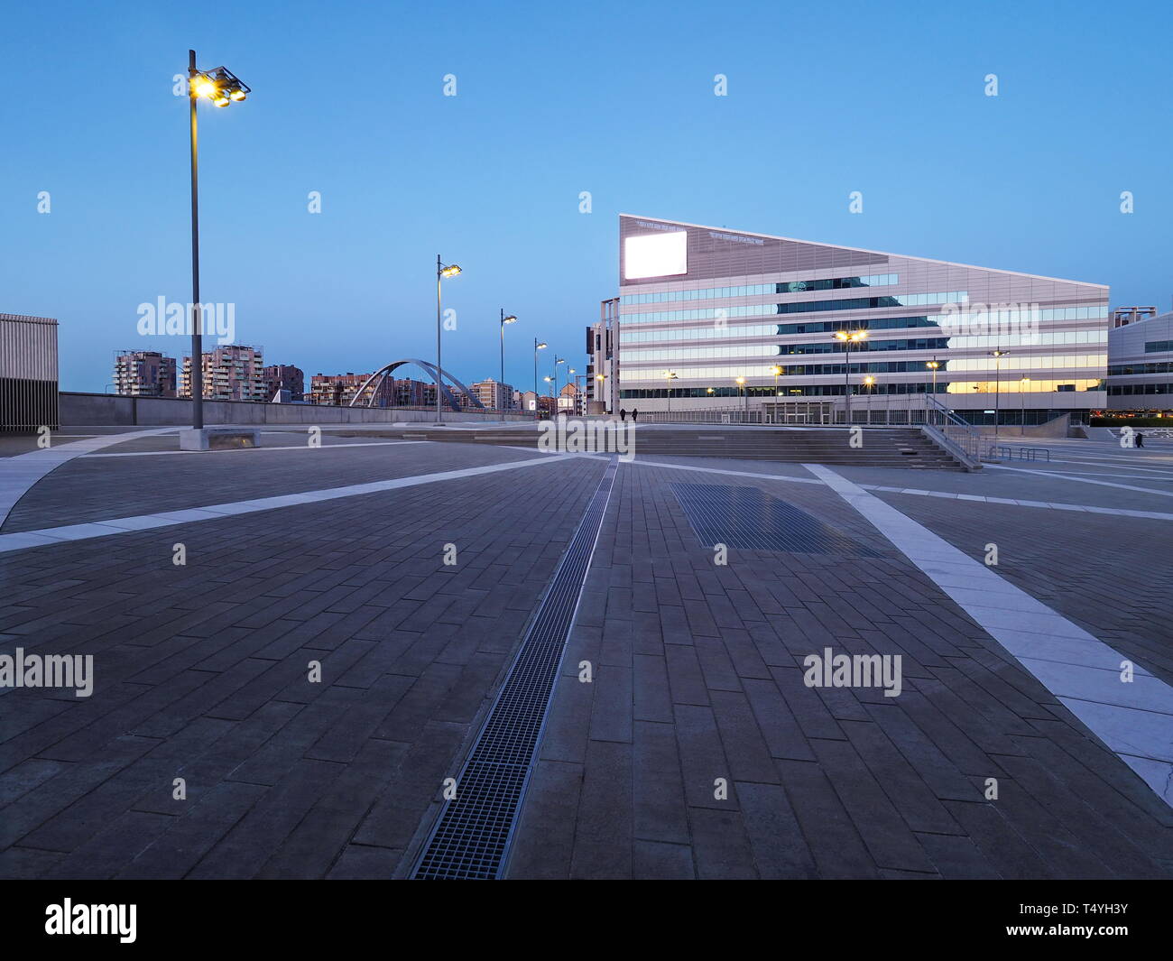 Milano Portello, new modern area designed by architect Gino Valle Stock ...