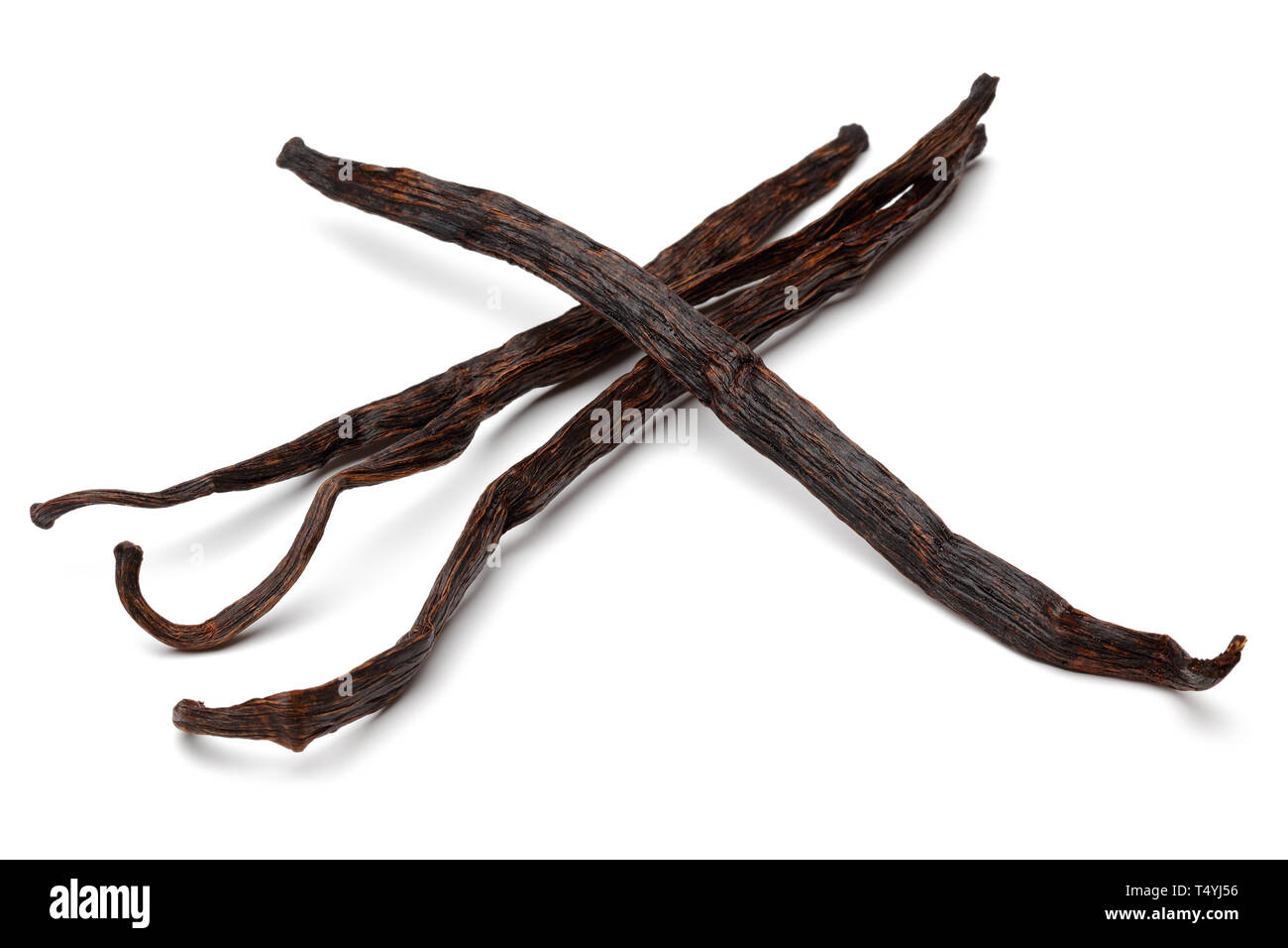 Vanilla sticks isolated on white background Stock Photo - Alamy