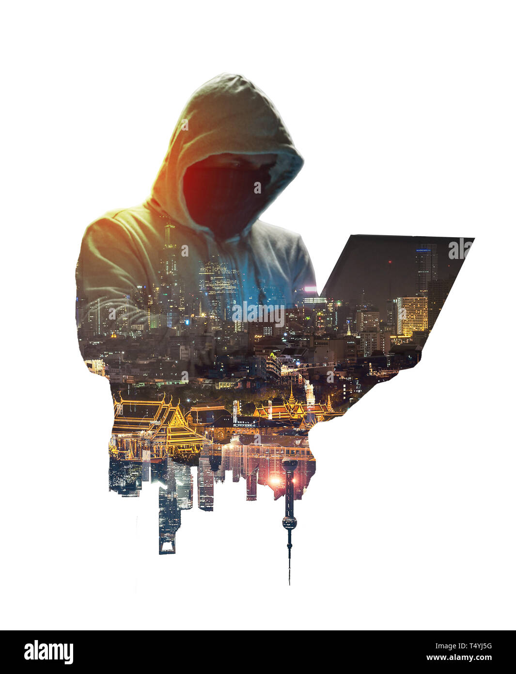 be aware hacker attack hacker steal information Stock Photo - Alamy