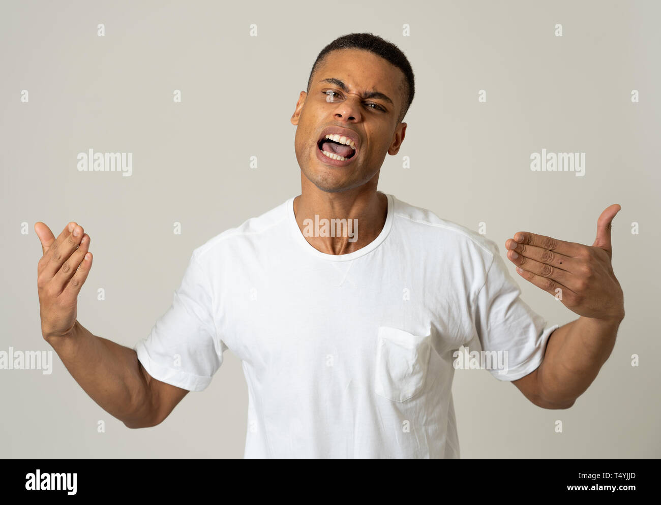 Argument indignation hi-res stock photography and images - Alamy