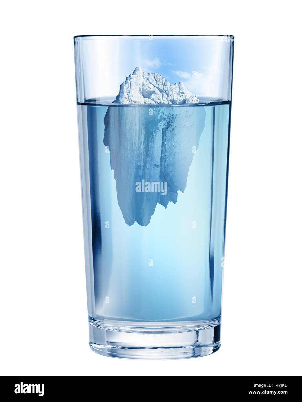 Ice and sky Cut Out Stock Images & Pictures - Alamy
