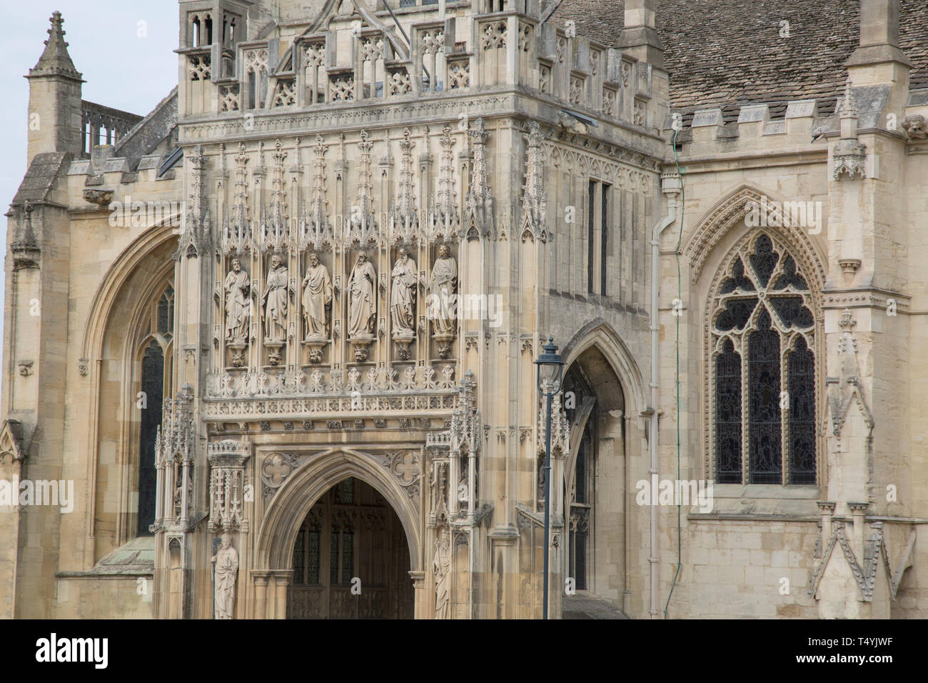 Entrance of Gloucester Cathedral; England; UK Stock Photo - Alamy