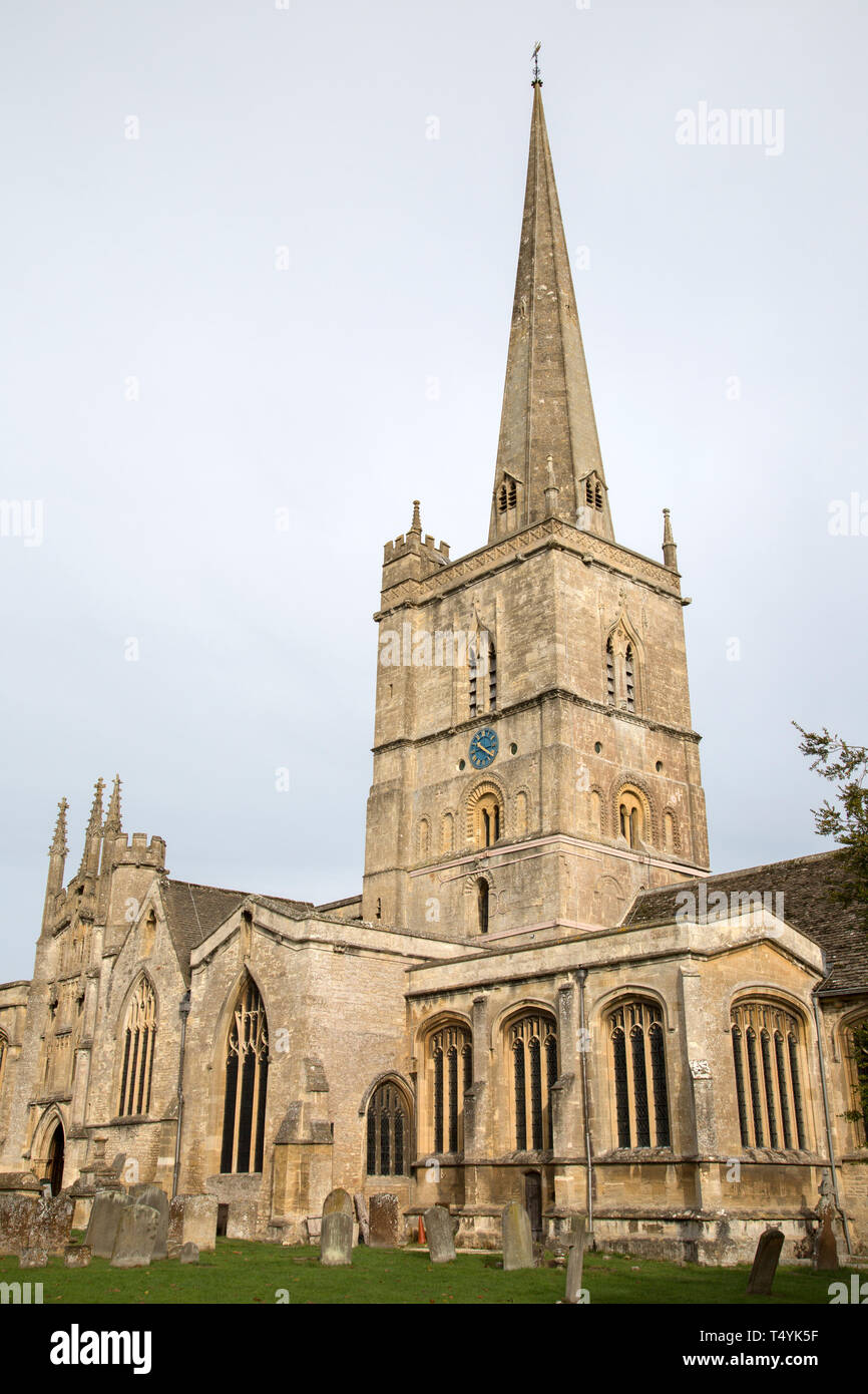 Parish Church, Burford, England, UK Stock Photo - Alamy