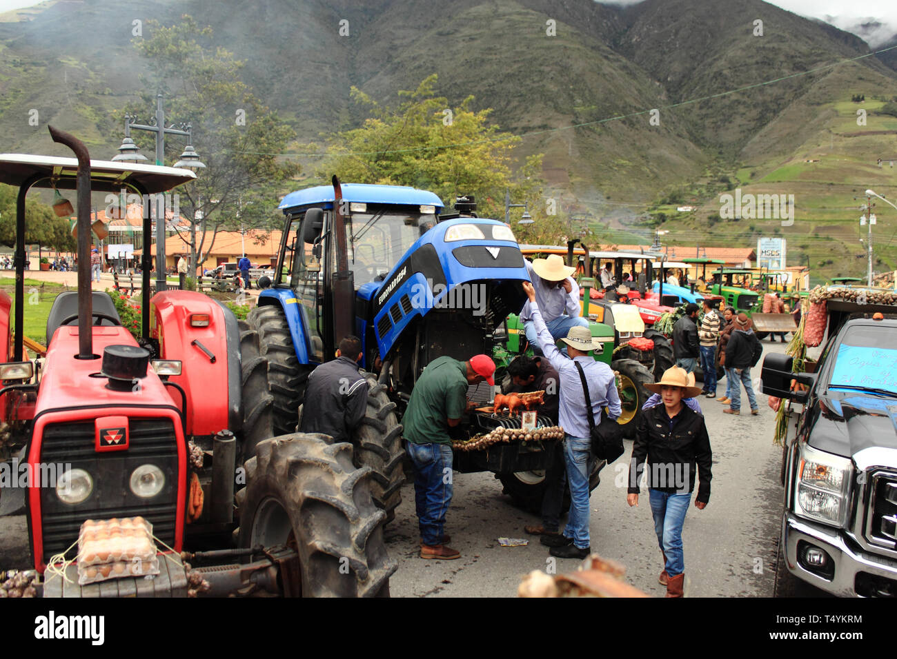 Merida, Venezuela - May 15, 2017: Local people celebrating the festival ...