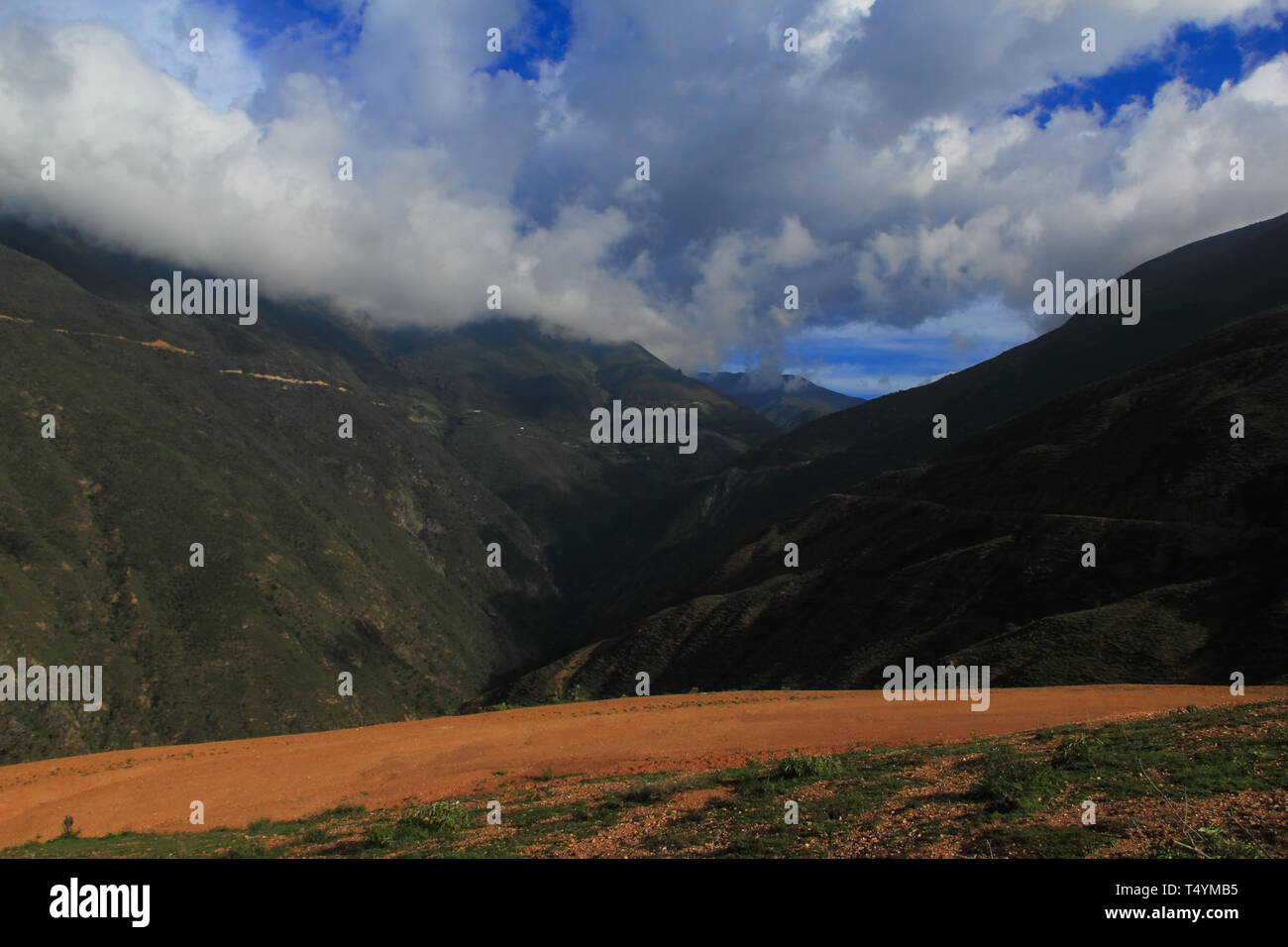 Beautiful landscape in the countrysides of Merida, Venezuela Stock ...