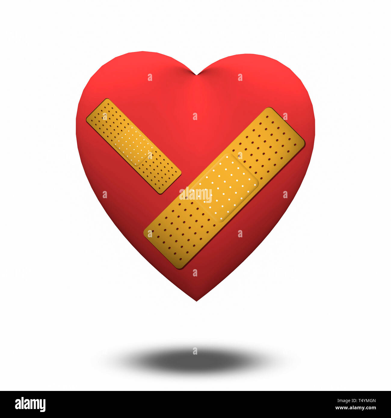 Heart Bandaid Clipart