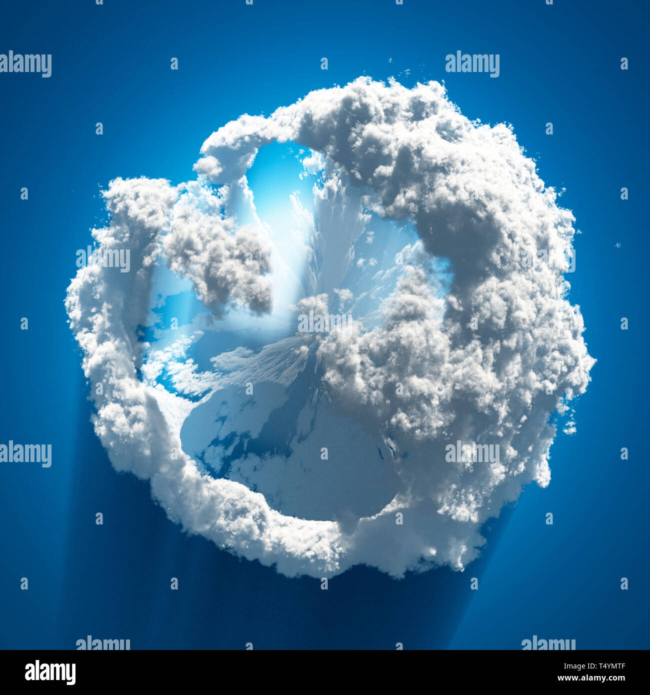 Spherical clouds formation Stock Photo - Alamy