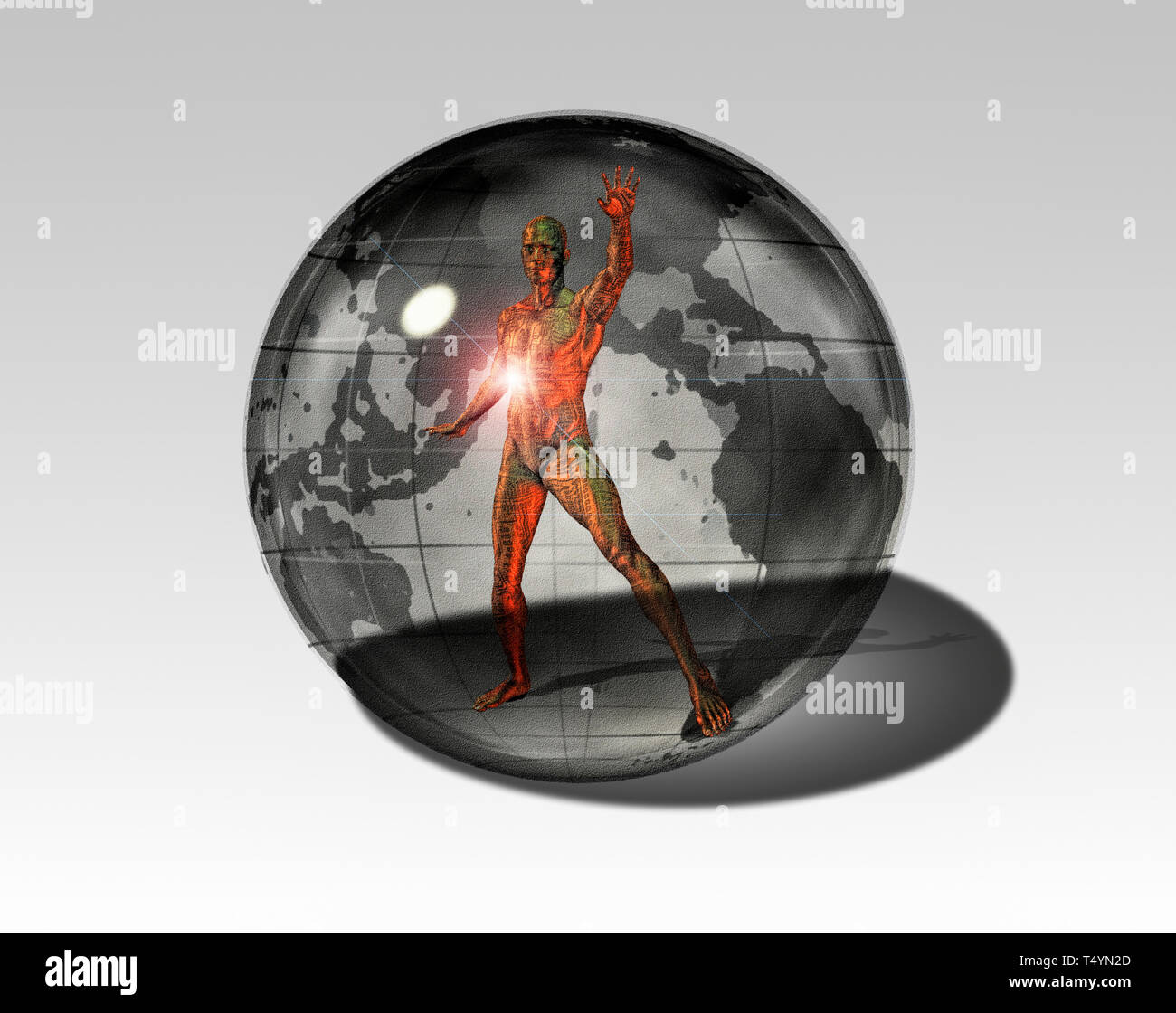 Cyborg man art hi-res stock photography and images - Alamy