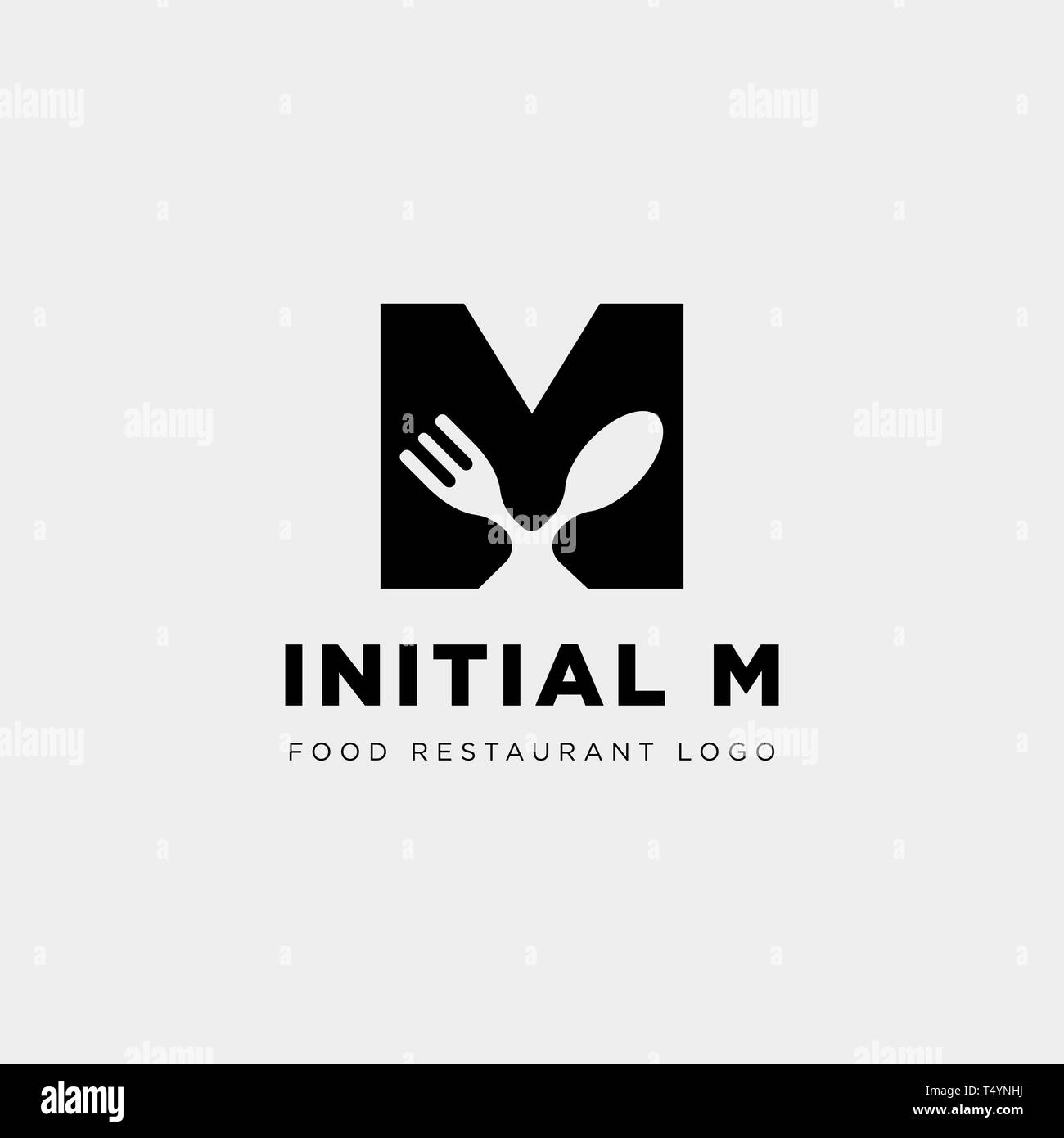 M cafe logo Stock Vector Images - Alamy