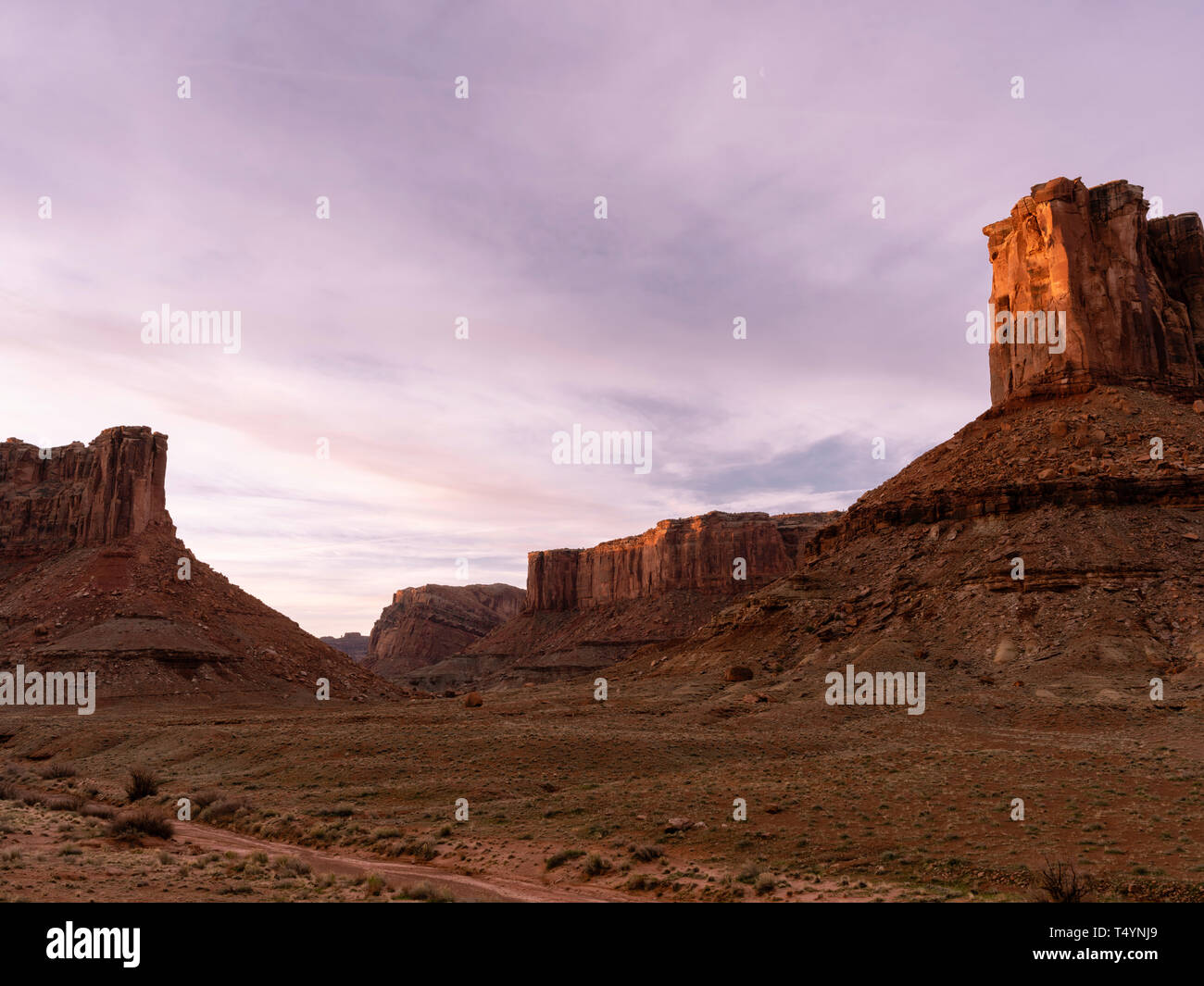 Image of a butte in the Taylor Canyon area in a remote section of the ...