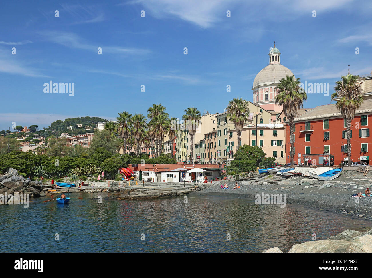 PEGLI, ITALY - Pegli is a small town suburb of Genoa on the Ligurian ...