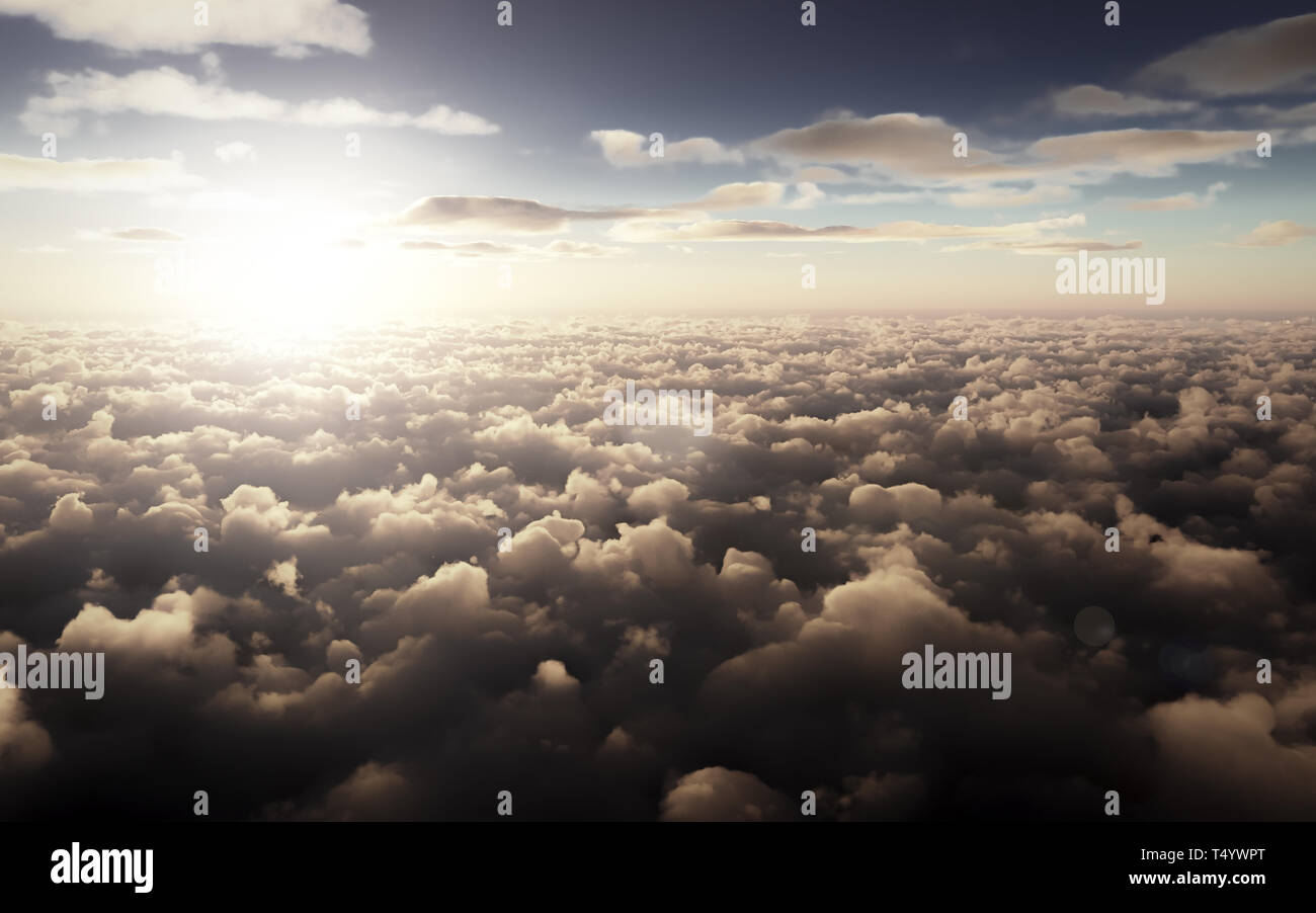 Beautiful sunset with clouds hi-res stock photography and images - Alamy