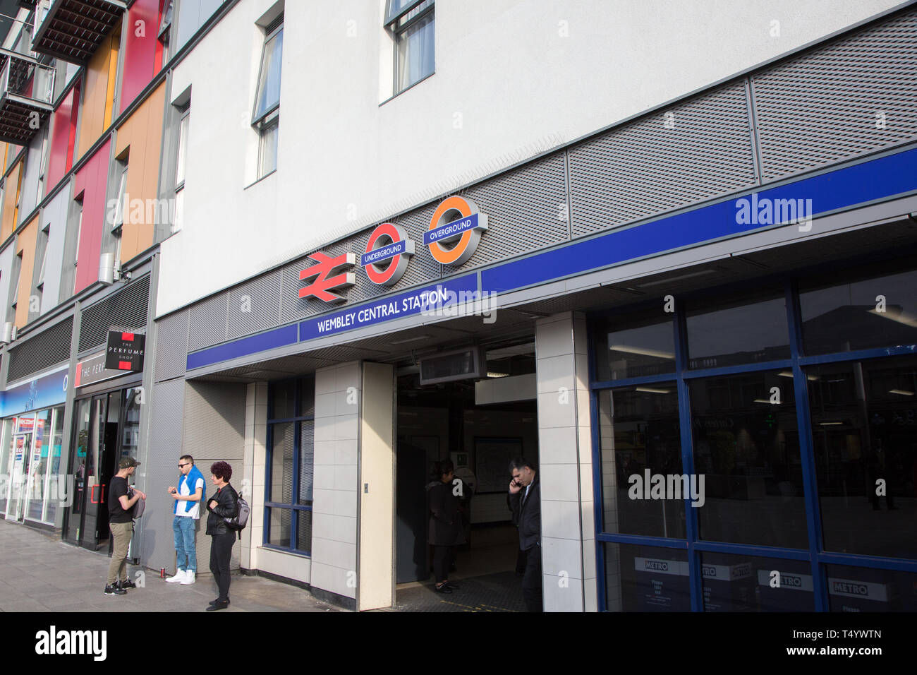 Wembley central street hi-res stock photography and images - Alamy