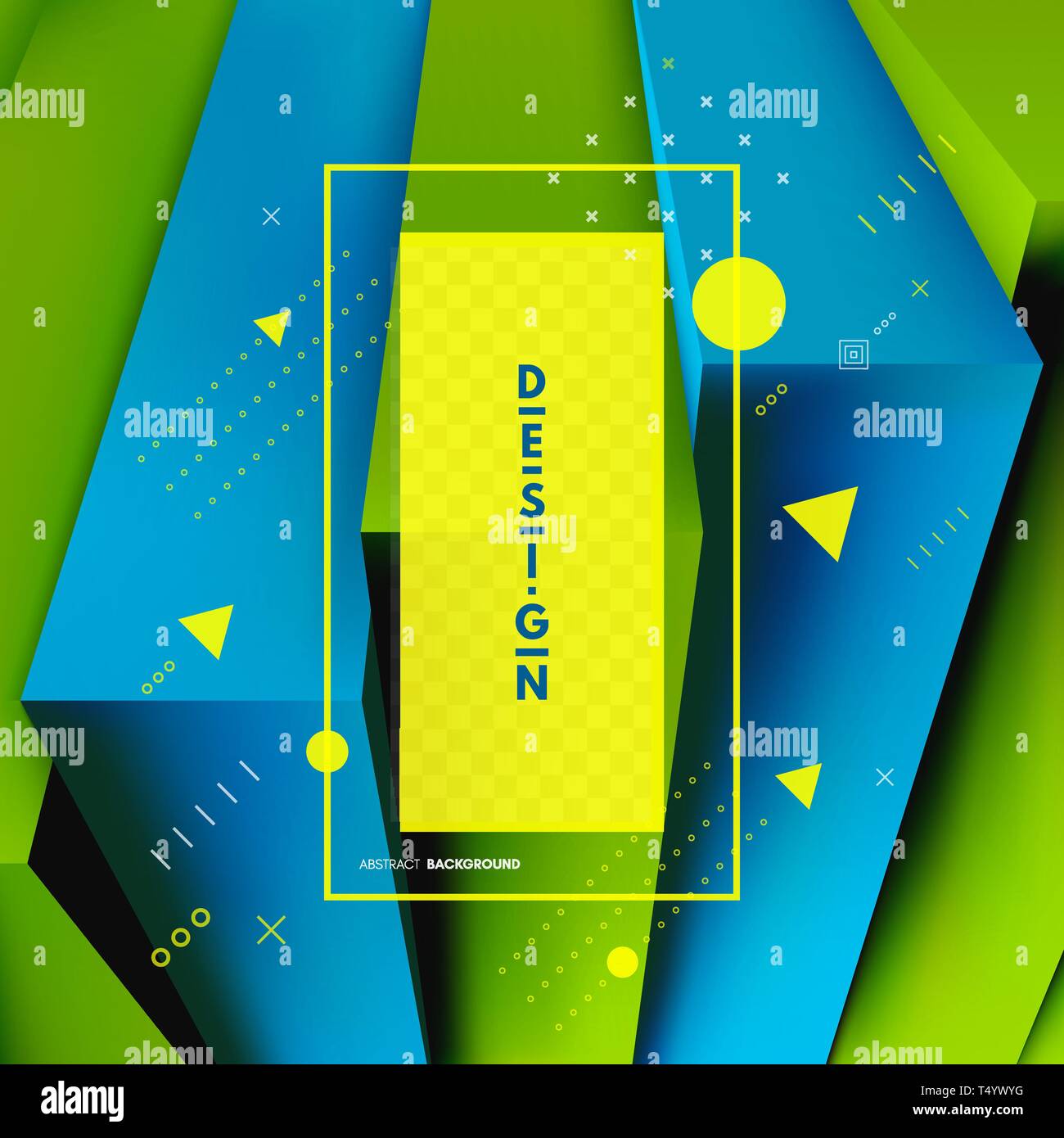 3d blocks structure background. Template for your design. Background ...